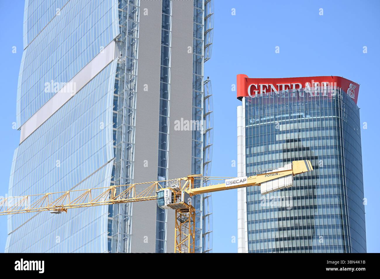 Milan, Italy - 30 June 2025: the sign of the Generali insurance ...