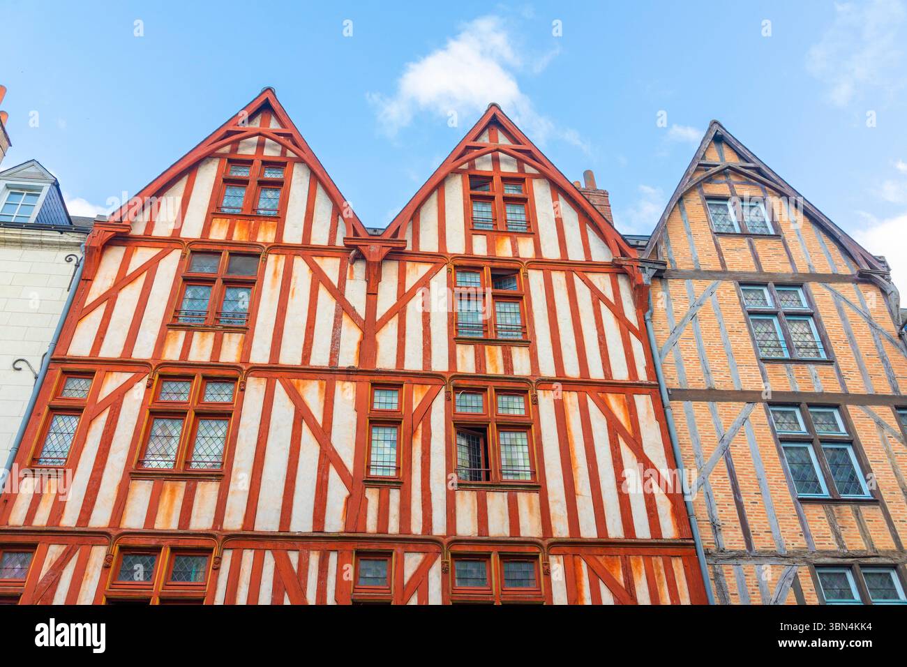 France, Centre-Val de Loire, Indre-et-Loire, Tours. Old Tours district ...