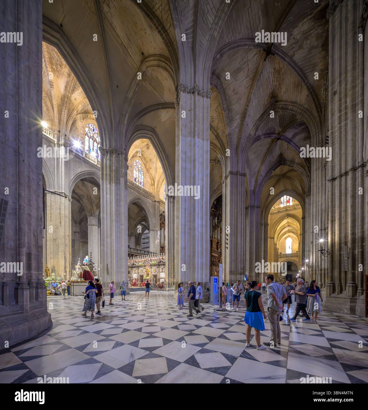 Seville, Spain, June 18 2025, Visitors admire the breathtaking ribbed ...