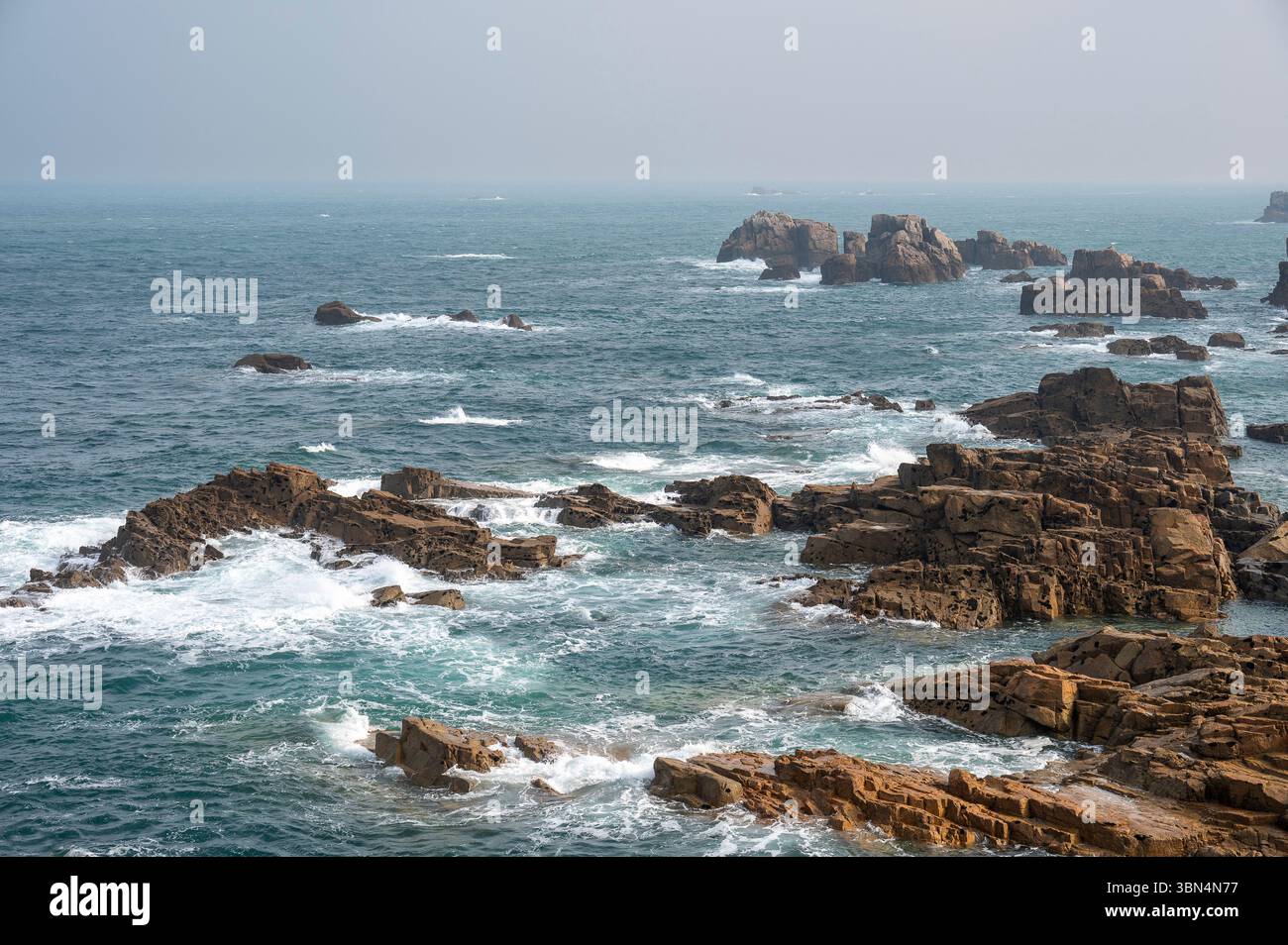 France. Bretagne. Cotesd'Armor. Tregor. Plougrescant. La Manche and ...