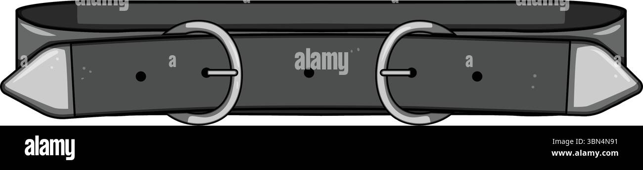 fashion cowgirl belt cartoon vector illustration Stock Vector Image ...