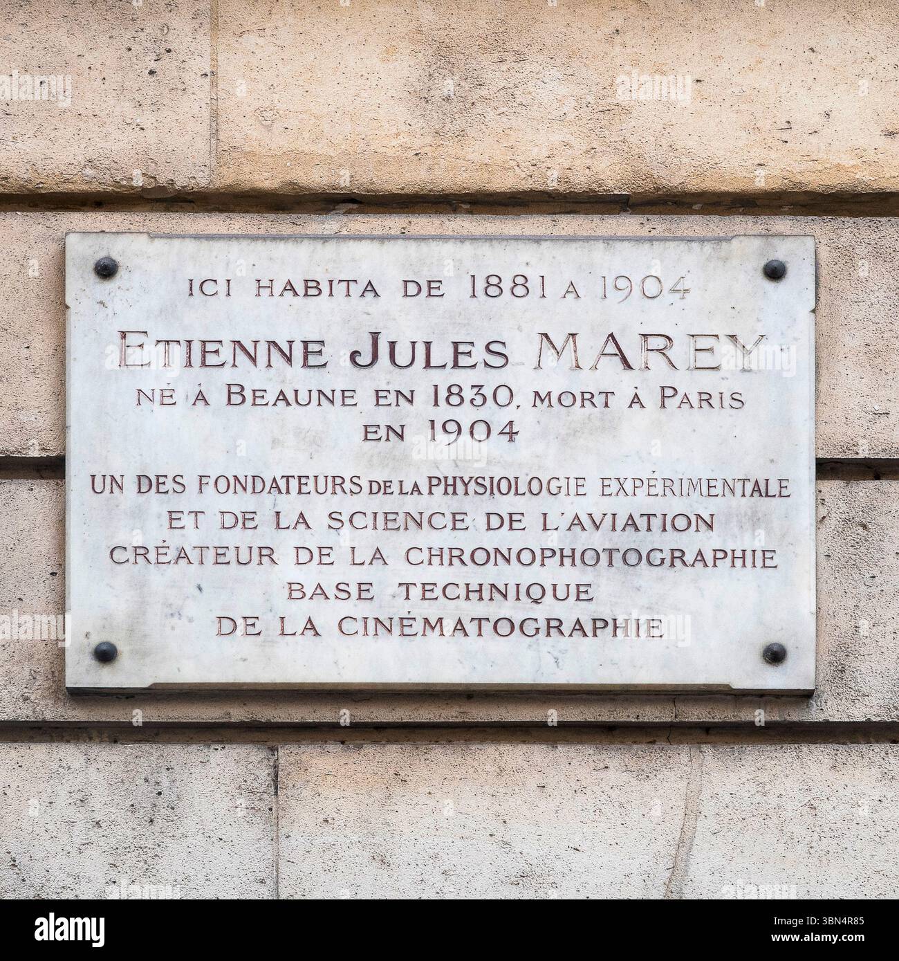 France. Paris. 16th arrondissement. At 11 boulevard Delessert, plaque ...