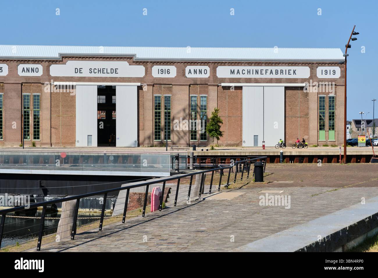 May 30, 2025 - Vlissingen-Netherlands: historic docks in the Scheldekwartier, with historic ...