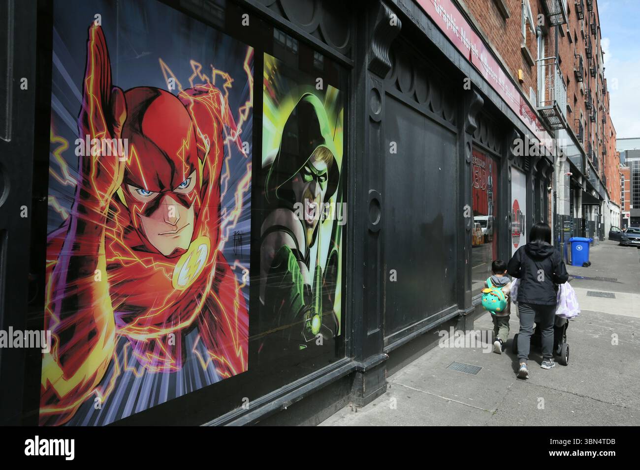 Dublin, Ireland - 28th May 2025 - Pictures of DC characters The Flash ...