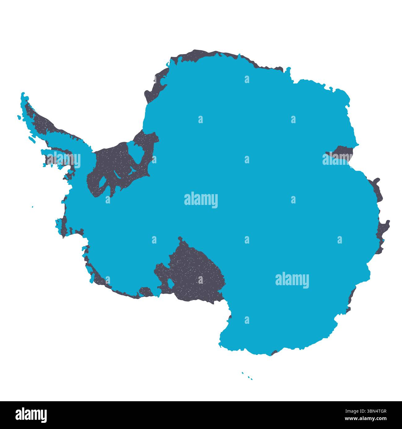 Map of Antarctica, sign silhouette. World Map Globe. Vector ...