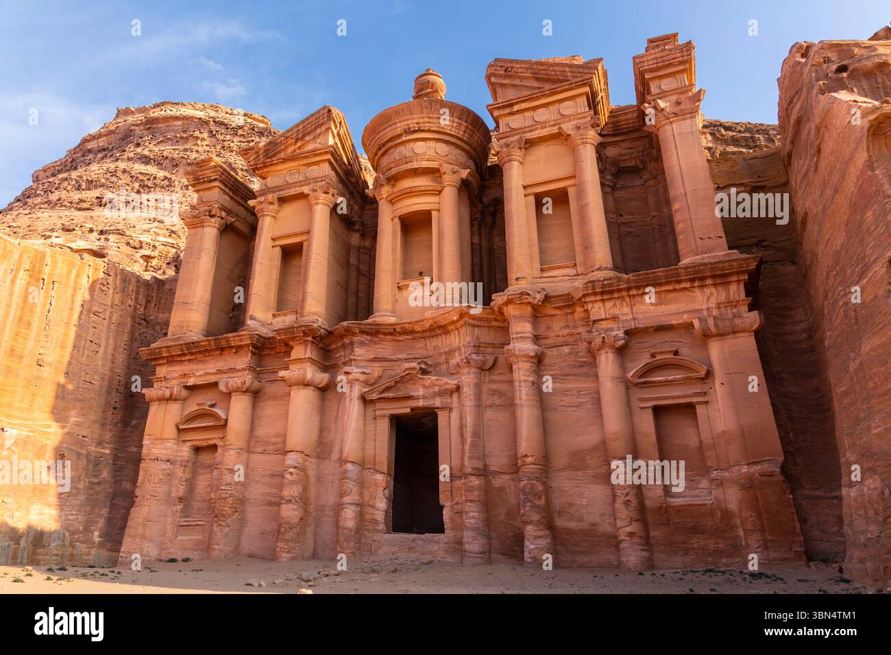 Jordan, Petra. The Monastery. El Deir Stock Photo - Alamy