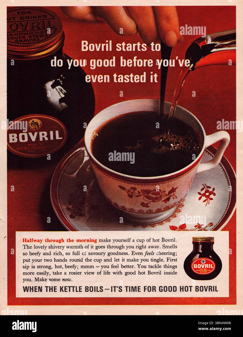 Bovril advert 1960s hi-res stock photography and images - Alamy