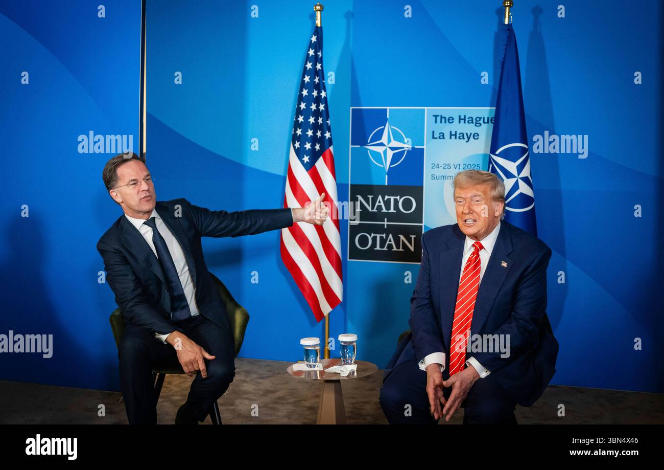 THE HAGUE, THE NETHERLANDS - 25 June 2025 - NATO Secretary General Mark ...