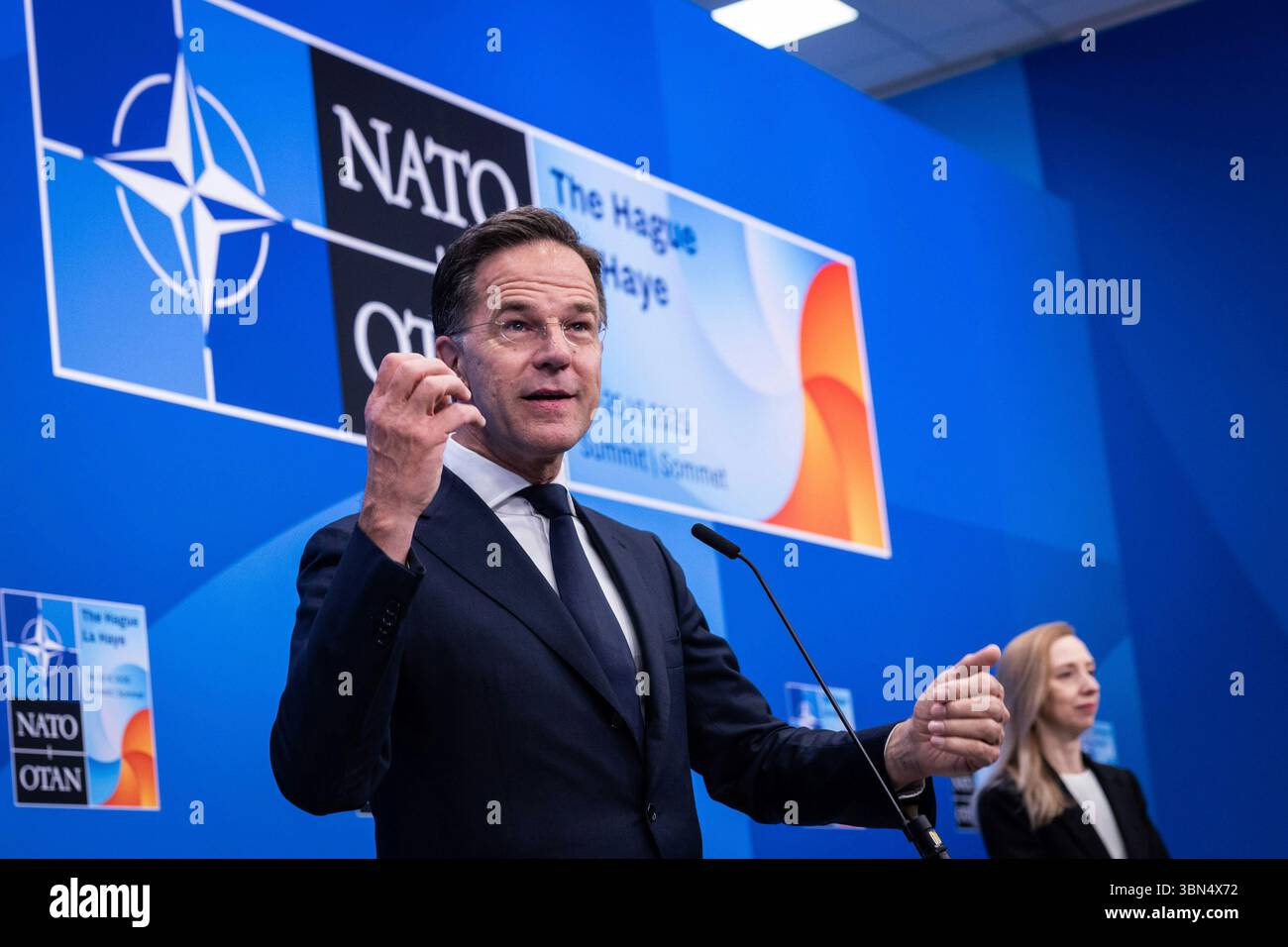 THE HAGUE, THE NETHERLANDS - 25 June 2025 - NATO Secretary General Mark ...