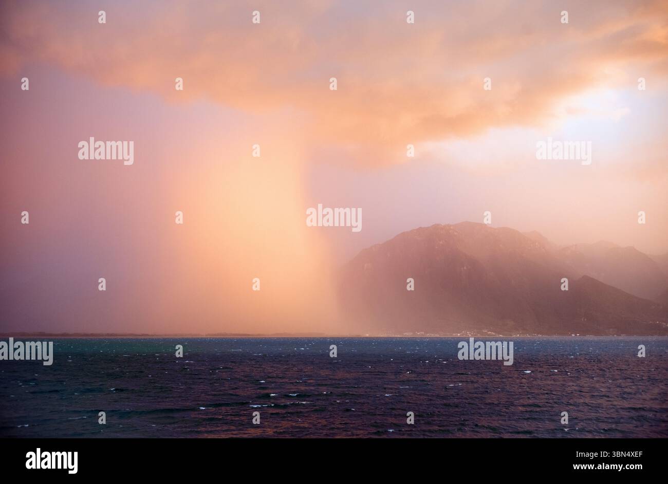 Rain over a lake hi-res stock photography and images - Alamy