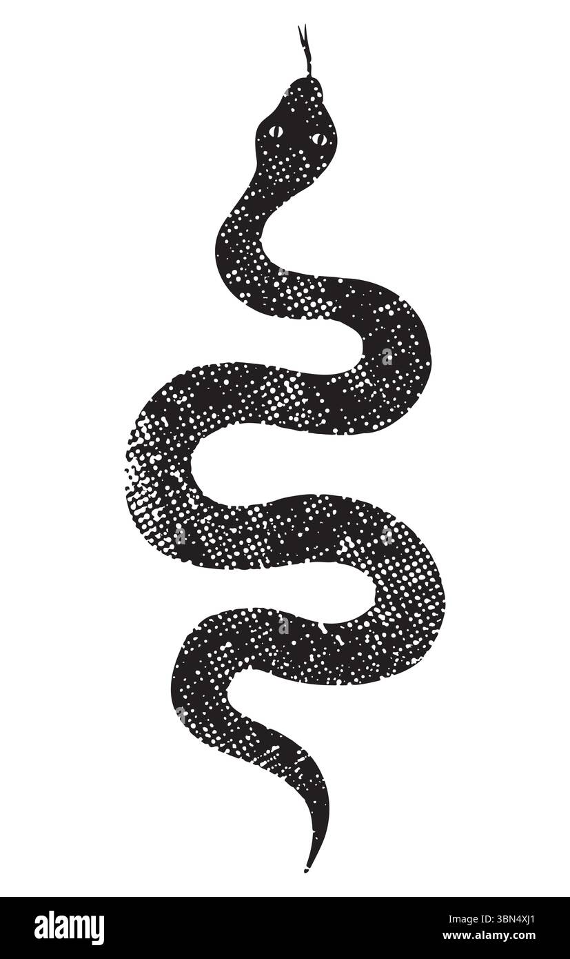 Snake at night Black and White Stock Photos & Images - Alamy
