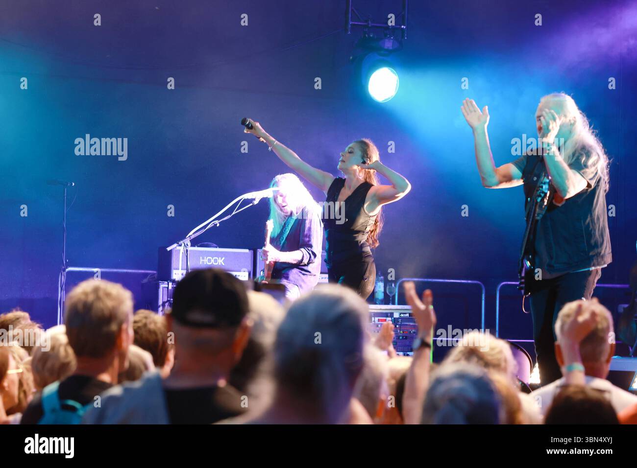 28.06.2025, PopKultur Ost, Silly zum Ostrock Festival, Neuruppin ...