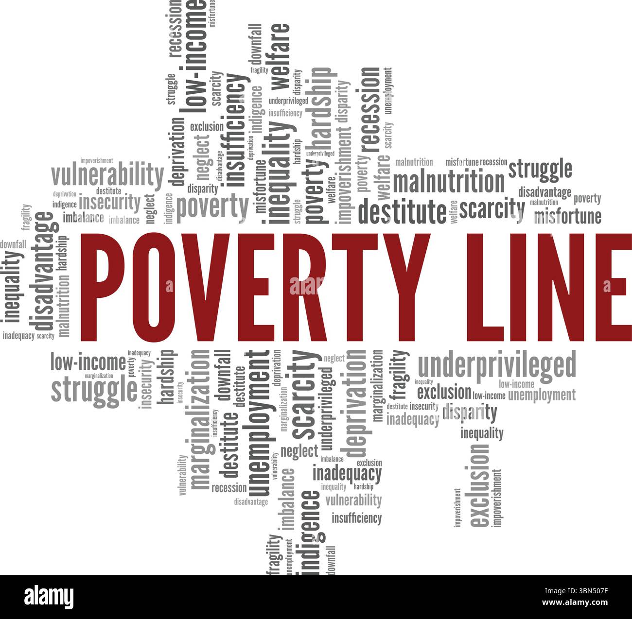 Poverty concept word cloud background Stock Vector Images - Alamy
