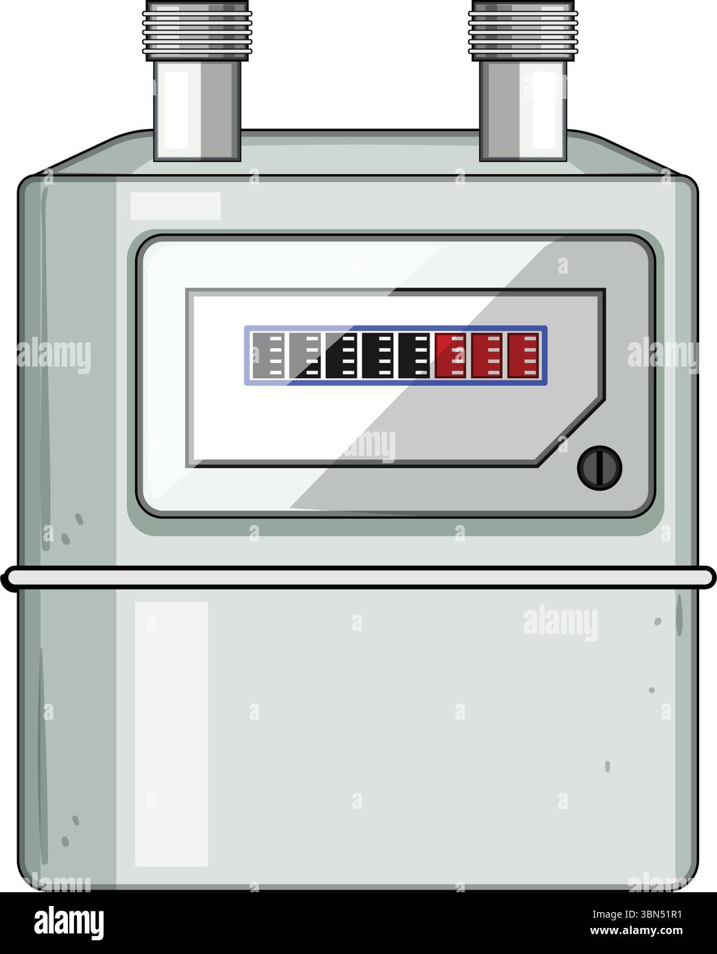 accuracy gas meter cartoon vector illustration Stock Vector Image & Art ...