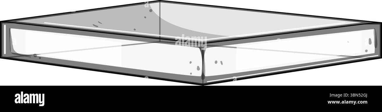 modern glass platform cartoon vector illustration Stock Vector Image ...