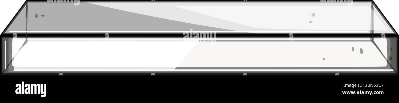 innovative glass platform cartoon vector illustration Stock Vector ...