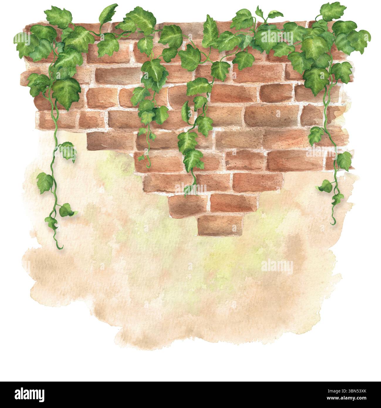 Wall painting on plaster Cut Out Stock Images & Pictures - Alamy