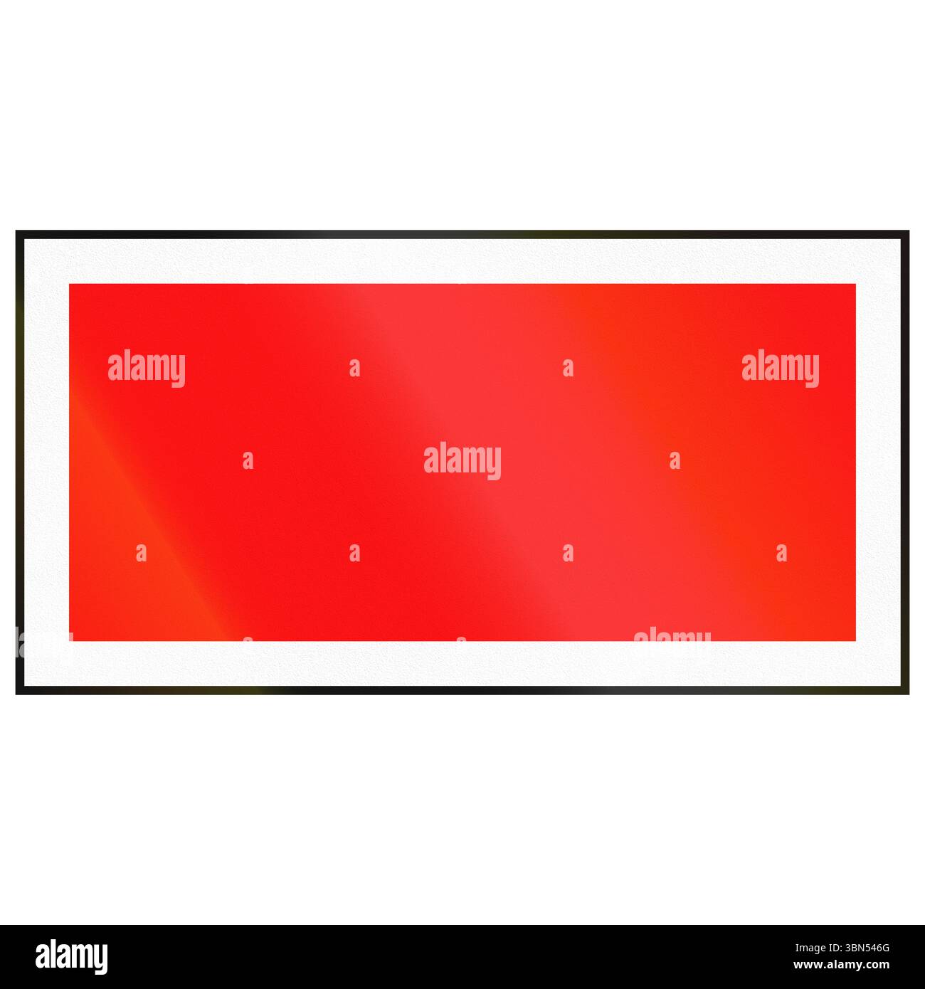 Safety sign for trams in Germany - Safety halt Stock Photo - Alamy
