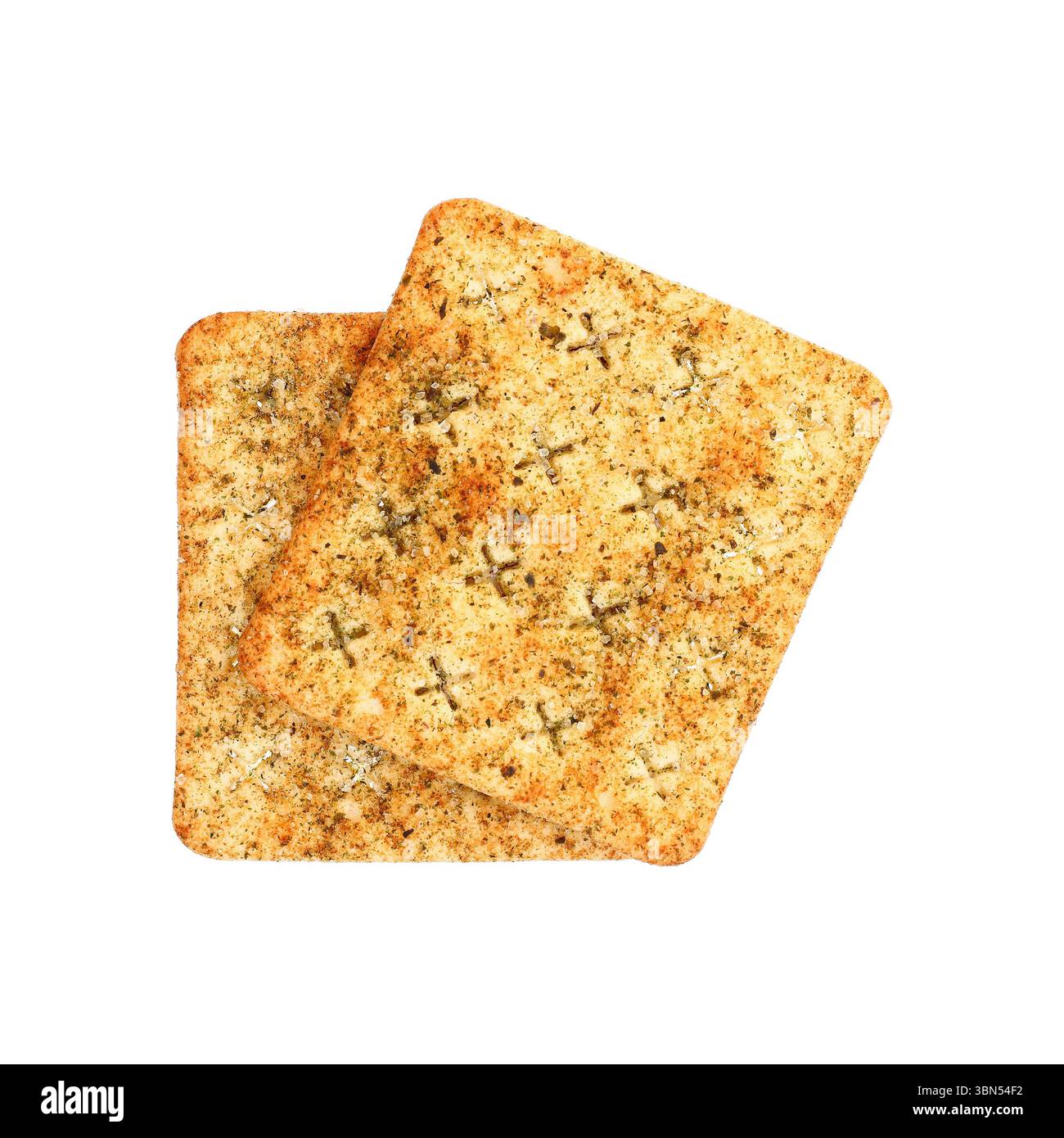 square seaweed crackers isolated on white Stock Photo - Alamy