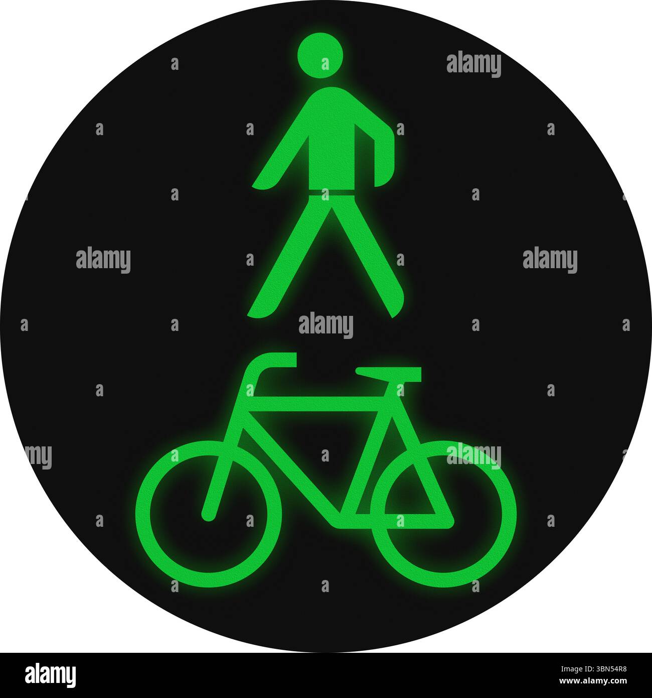 Traffic signal used in Germany - Green traffic light for pedestrians ...