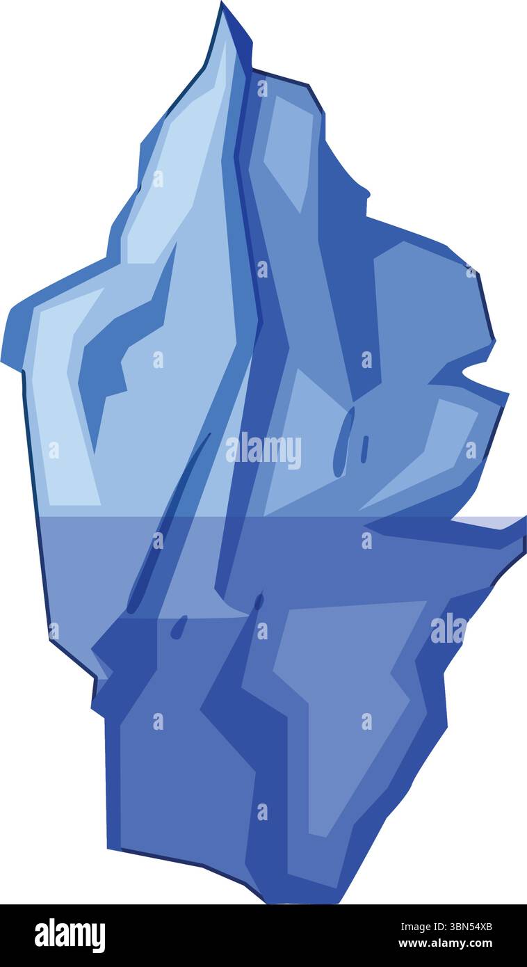 glacier iceberg cartoon vector illustration Stock Vector Image & Art ...