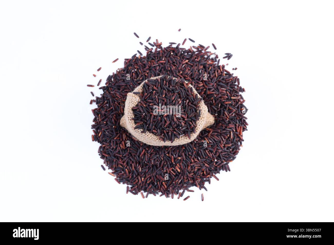 Paddy rice in sack hi-res stock photography and images - Alamy