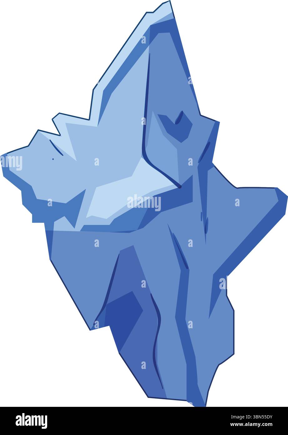 polar iceberg cartoon vector illustration Stock Vector Image & Art - Alamy