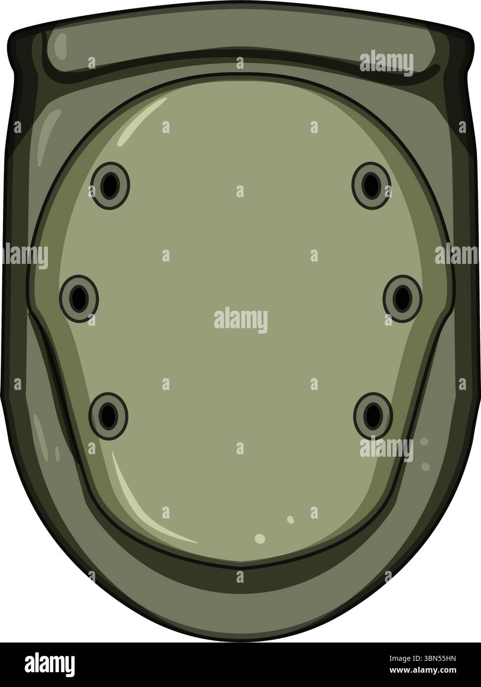 durability knee pads cartoon vector illustration Stock Vector Image ...