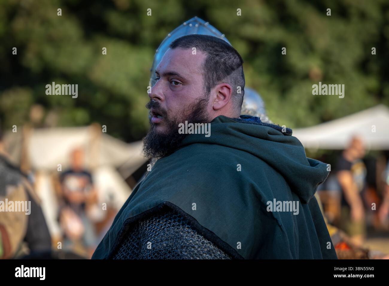 Drakkar Viking Fest, historical Viking reenactment. Ladispoli RM, Italy ...