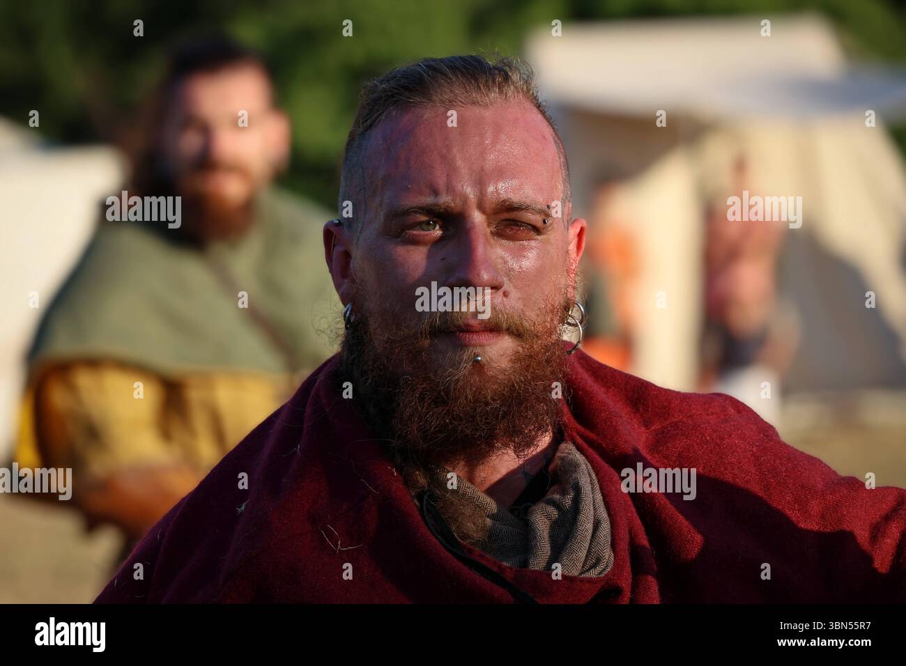 Drakkar Viking Fest, historical Viking reenactment. Ladispoli RM, Italy ...