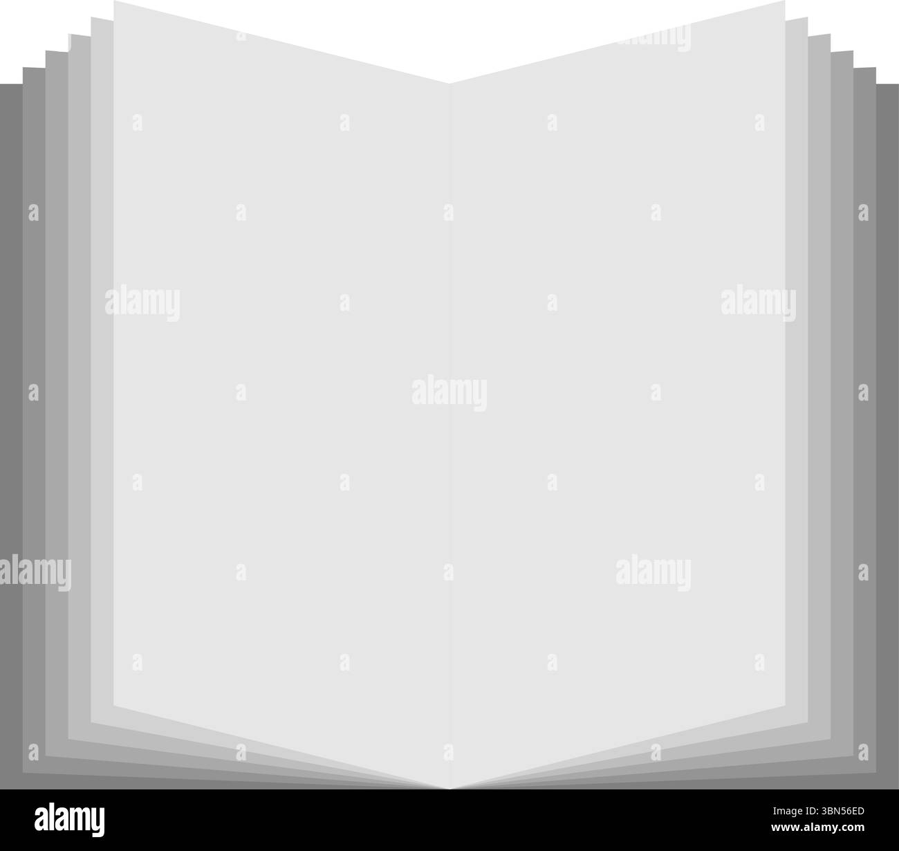 Blank Book Template: Create Your Own Story Stock Vector Image & Art - Alamy