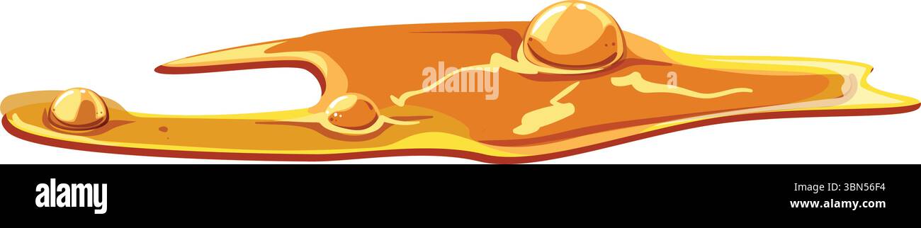 eruption lava puddle cartoon vector illustration Stock Vector Image ...