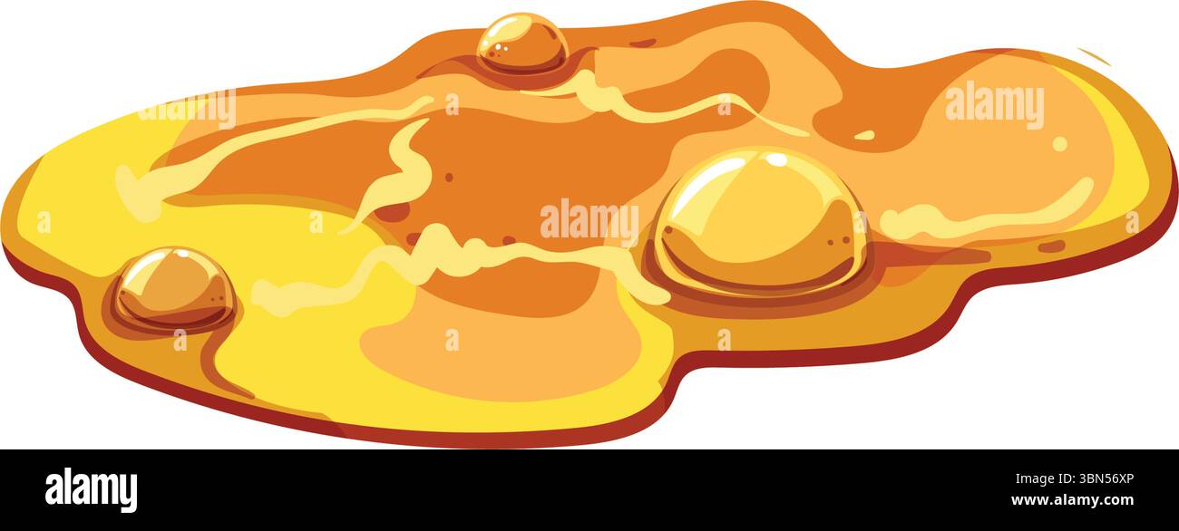 molten lava puddle cartoon vector illustration Stock Vector Image & Art ...