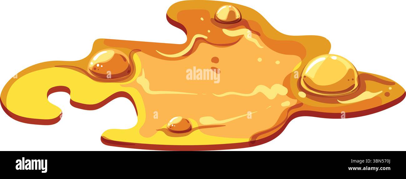 crust lava puddle cartoon vector illustration Stock Vector Image & Art ...