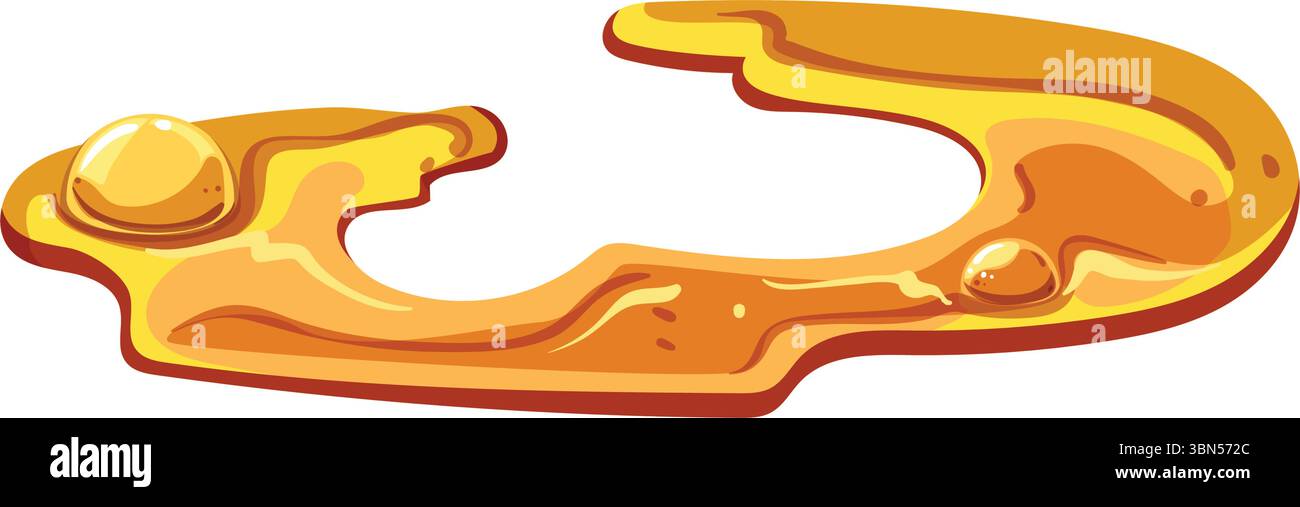 fissure lava puddle cartoon vector illustration Stock Vector Image ...