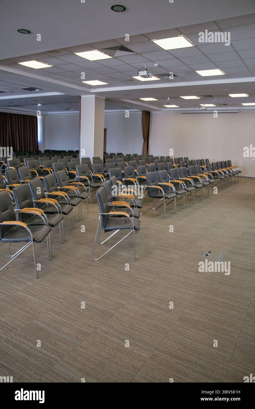 Interior of the empty conference hall Stock Photo - Alamy
