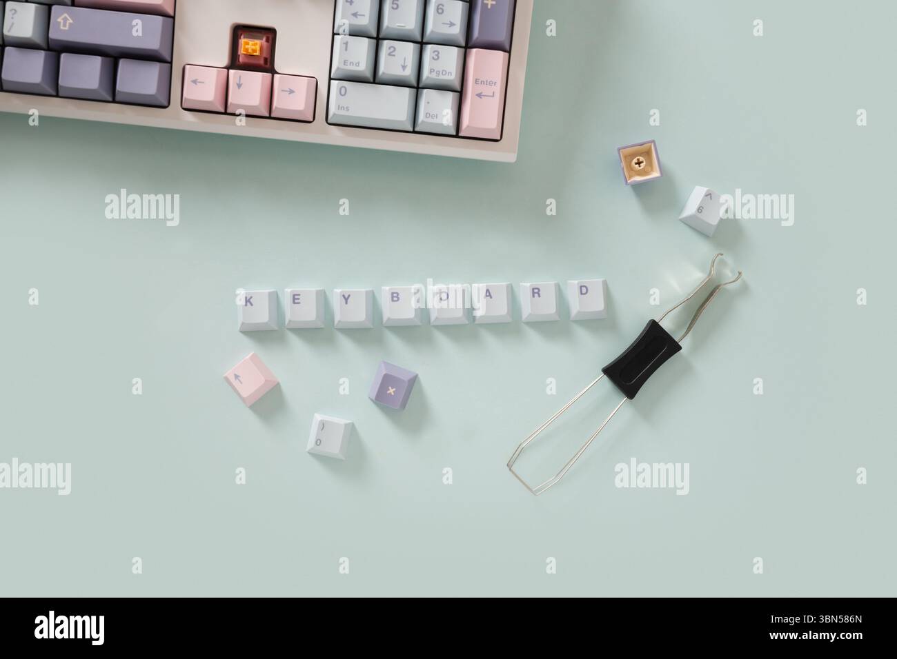 Concept cleaning and customization keycaps in modern mechanical ...