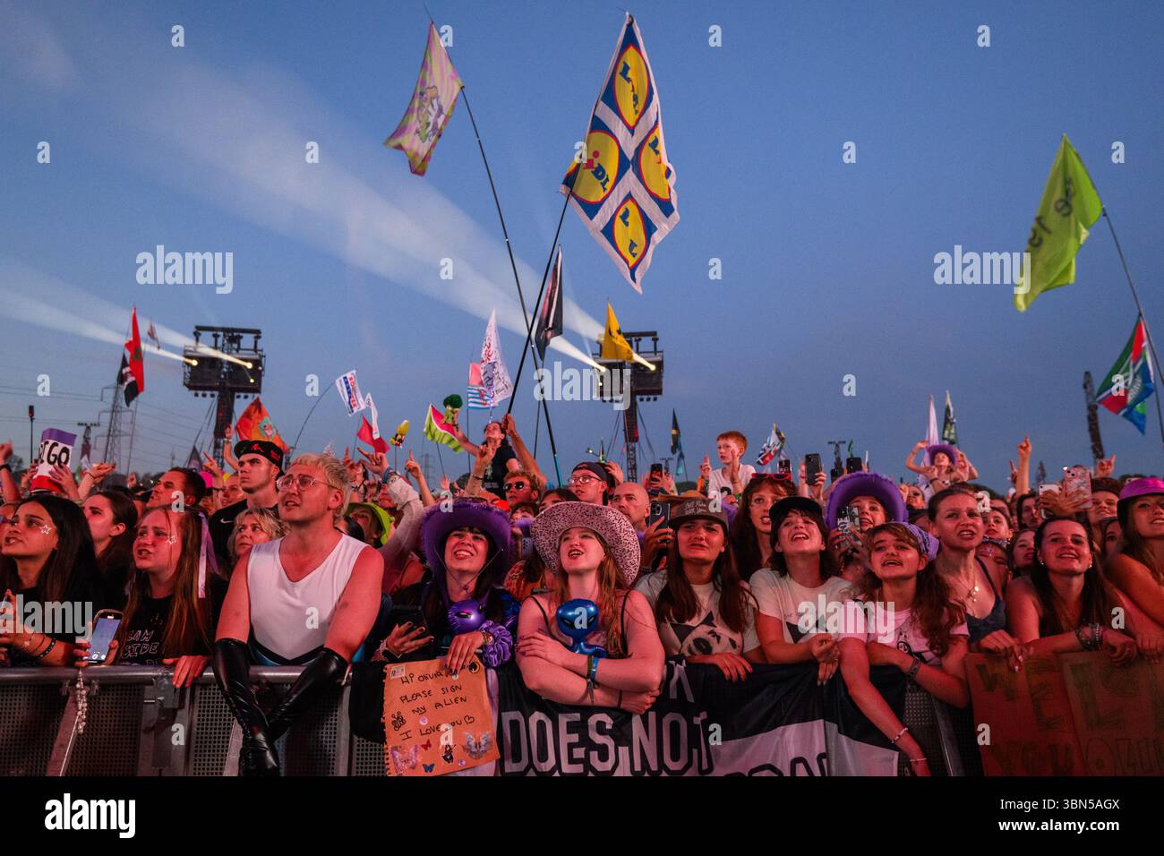 Somerset, UK. 29 June 2025. Olivia Rodrigo performing at the ...