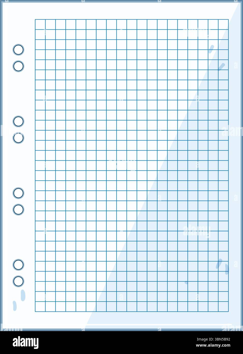 writing notebook line page cartoon vector illustration Stock Vector ...