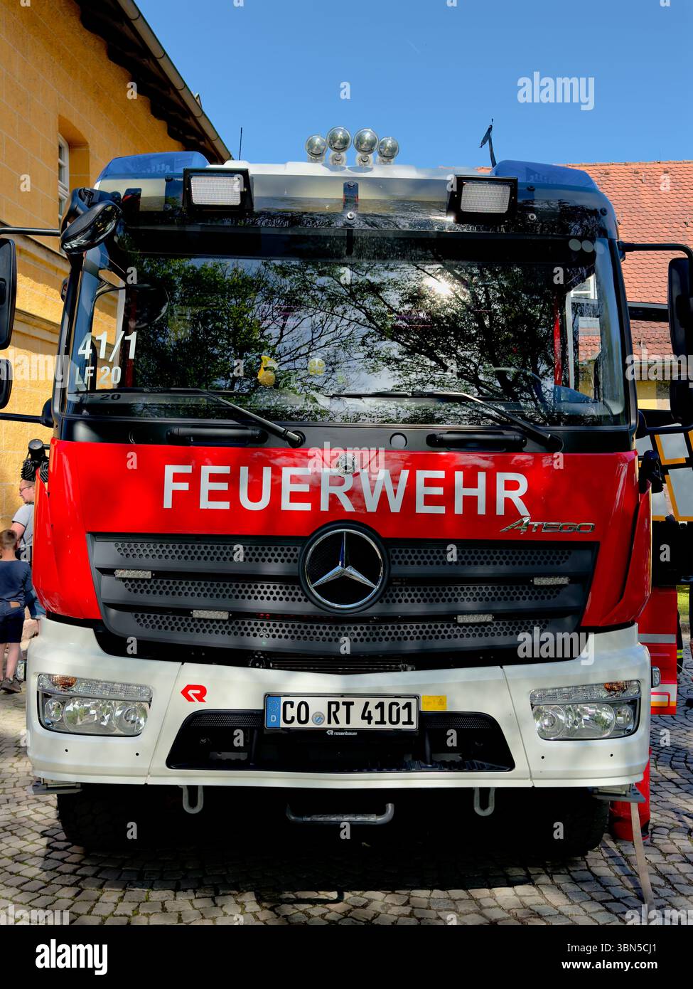 German fire station hi-res stock photography and images - Alamy
