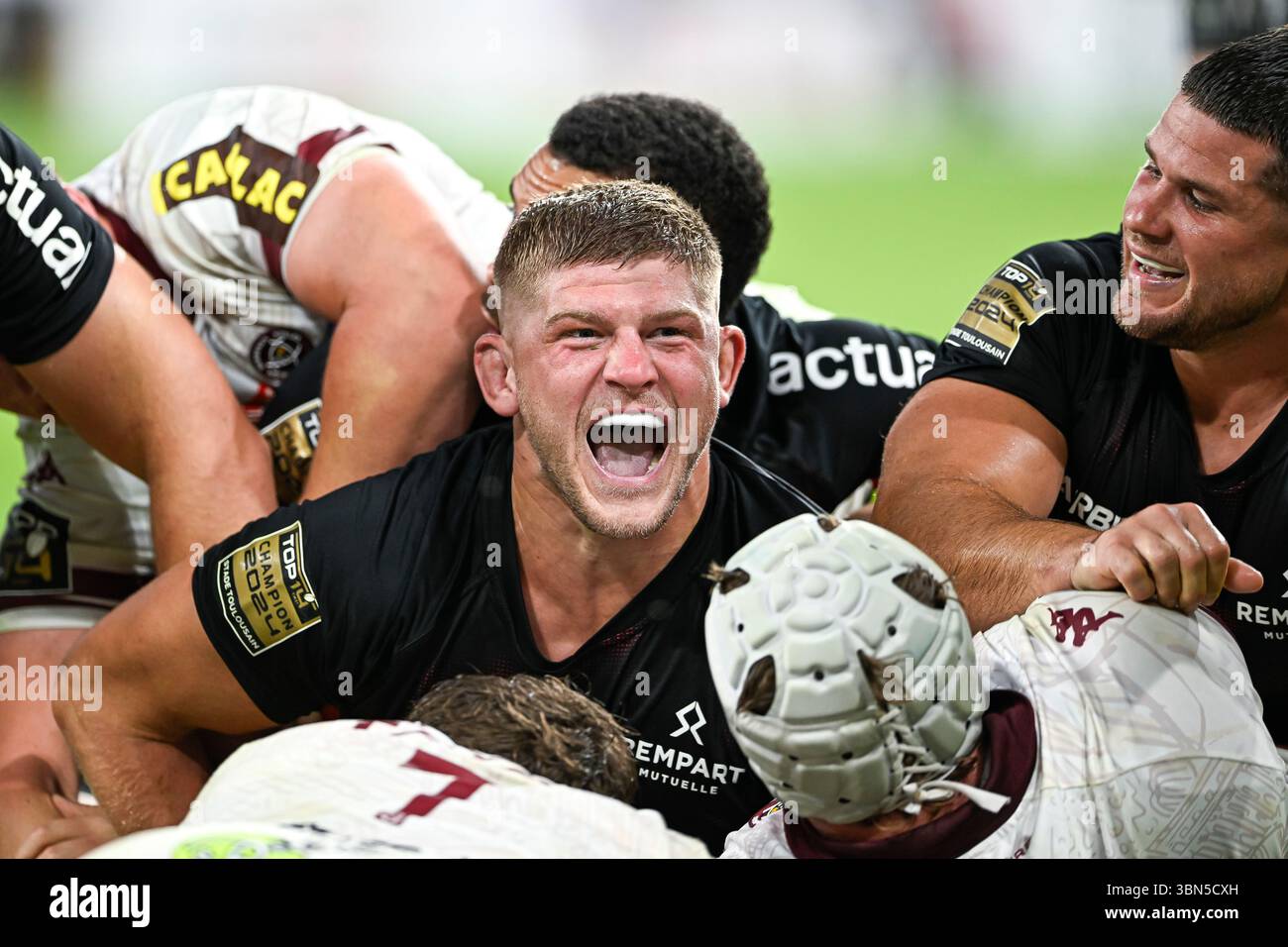 Paris, France. 28th June, 2025. Jack Willis during the French Top 14 ...