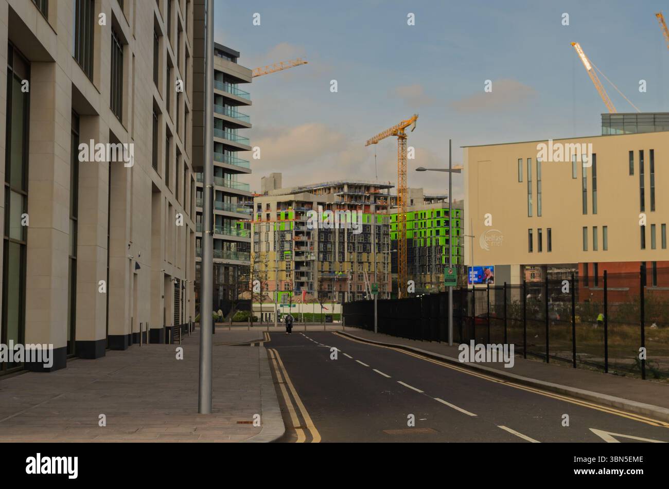 Belfast Co. Antrim, Northern Ireland March 26 2025 - New apartments ...