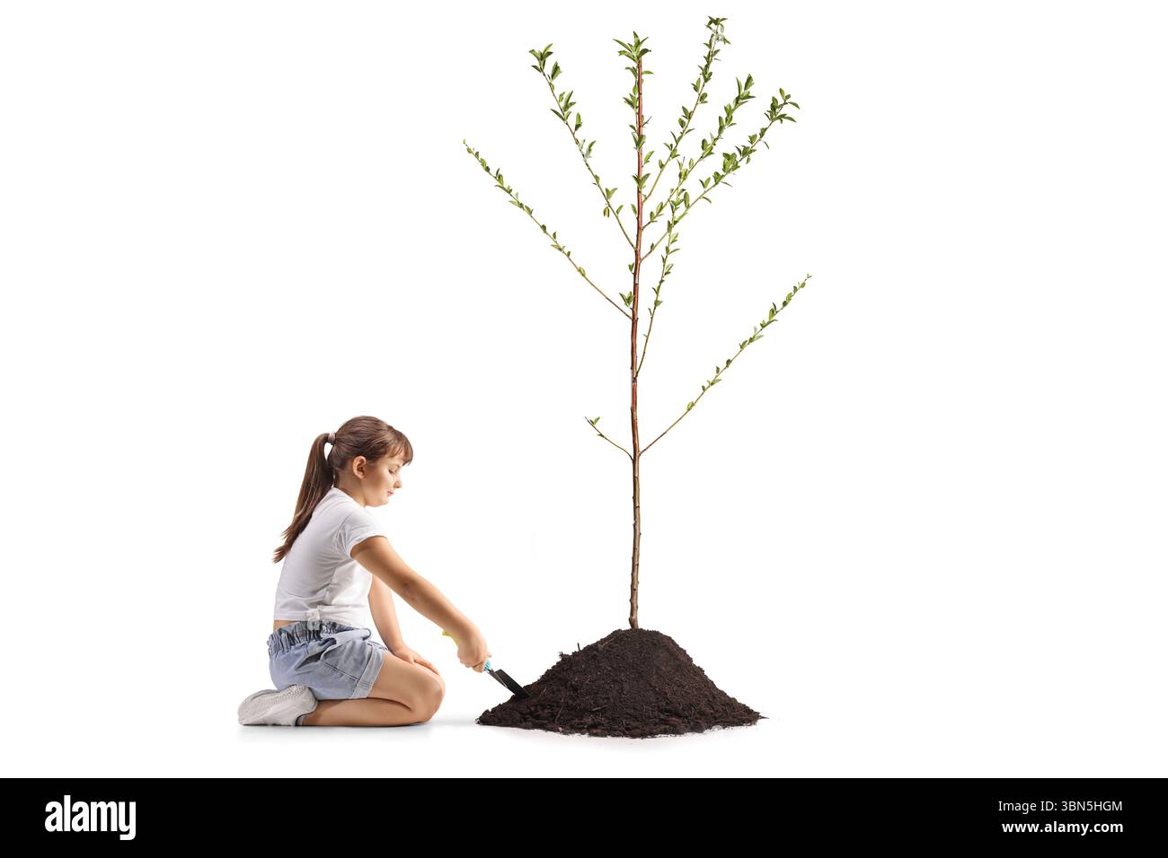 Happy child on the ground Cut Out Stock Images & Pictures - Alamy