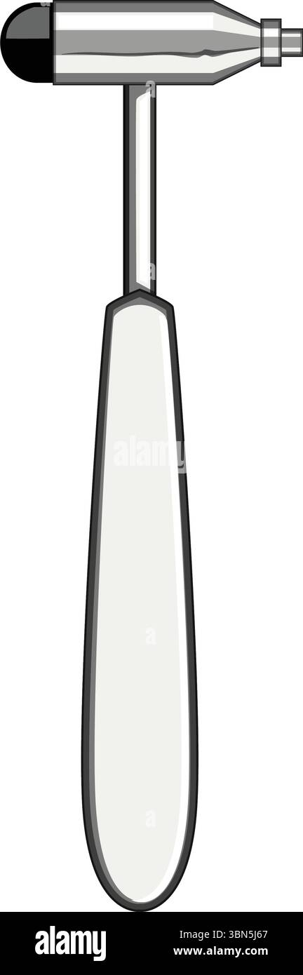tool reflex hammer cartoon vector illustration Stock Vector Image & Art ...