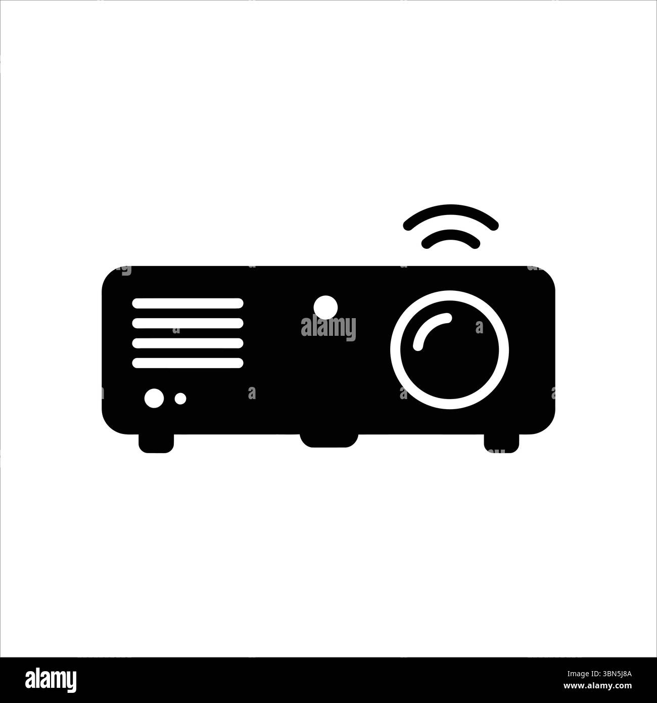 Portable projector with wireless connectivity for home theater and ...