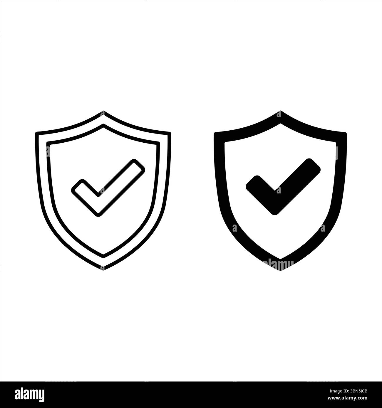 Shield icon vector illustration, security symbol, protection sign ...
