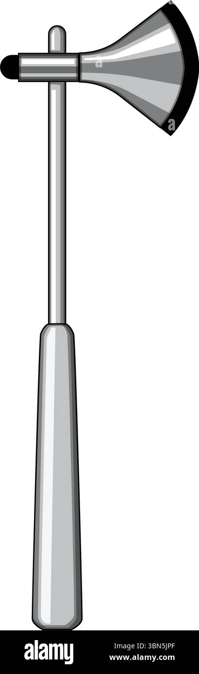 instrument reflex hammer cartoon vector illustration Stock Vector Image ...