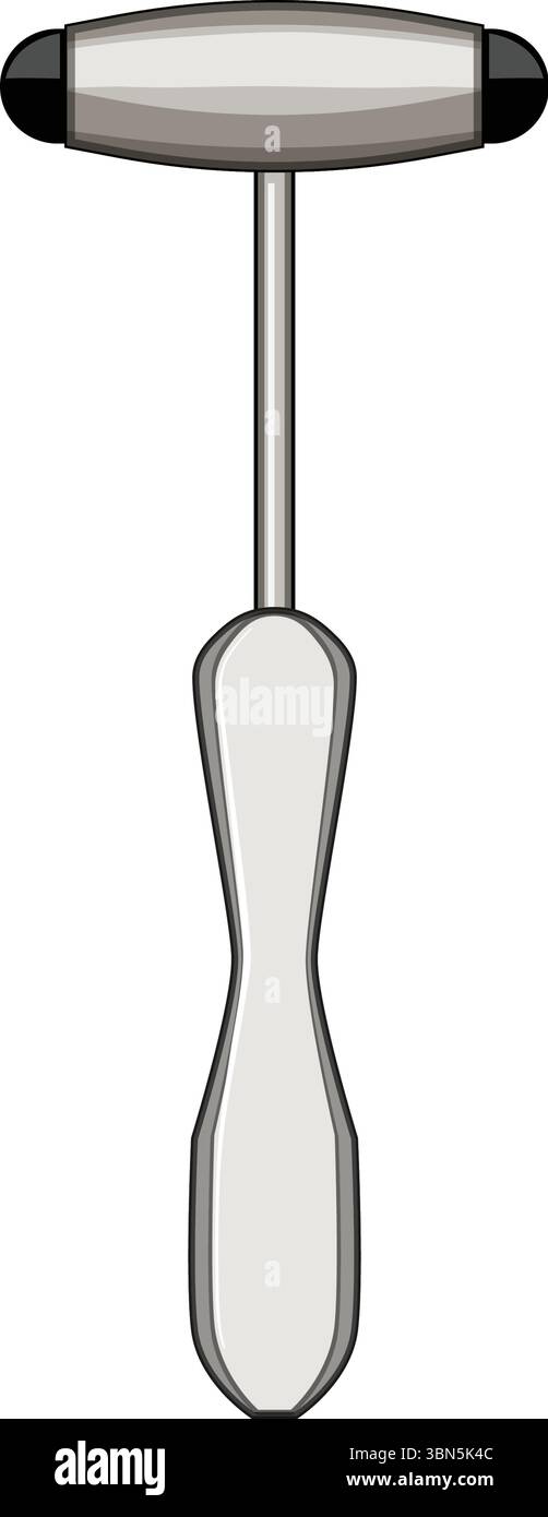 response reflex hammer cartoon vector illustration Stock Vector Image ...