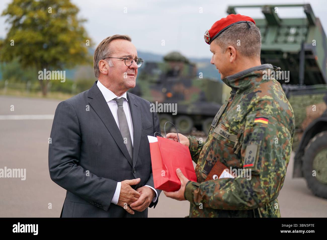 Idar-Oberstein, Deutschland, Europa, Boris Pistorius, Olaf Tuneke ...