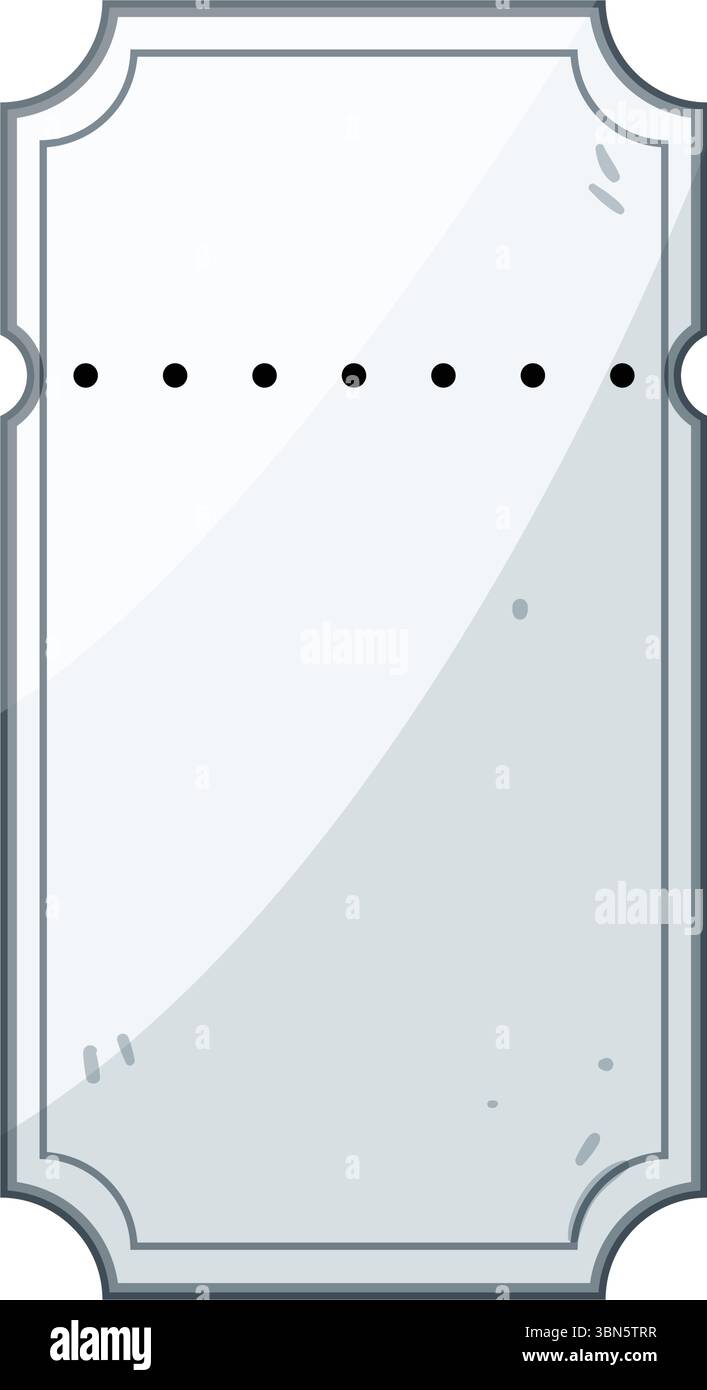 booking ticket white cartoon vector illustration Stock Vector Image ...